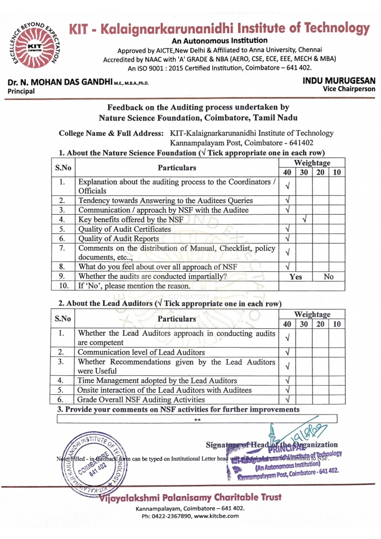 Nature Science Foundation